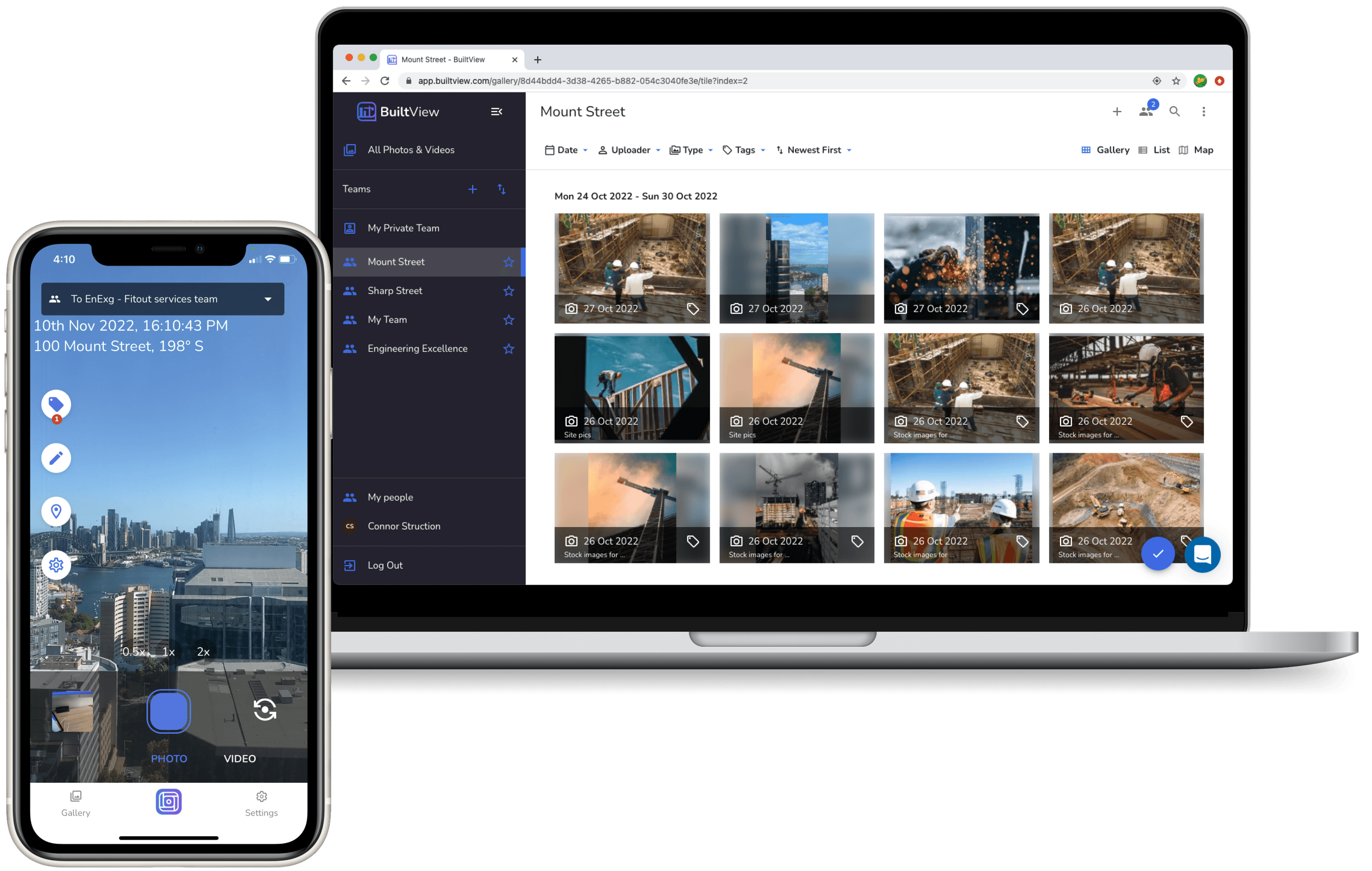 BuiltView - Dedicated camera app for construction teams